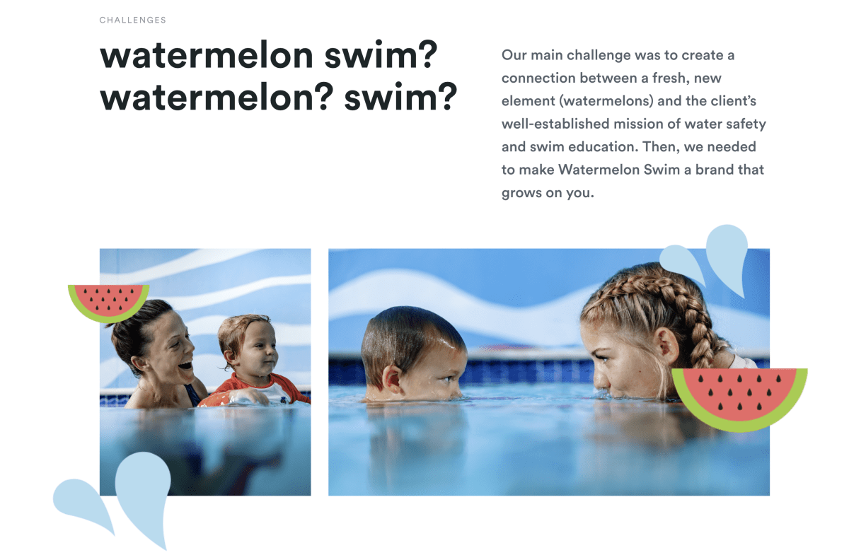 Making a SPLASH - Watermelon Swim