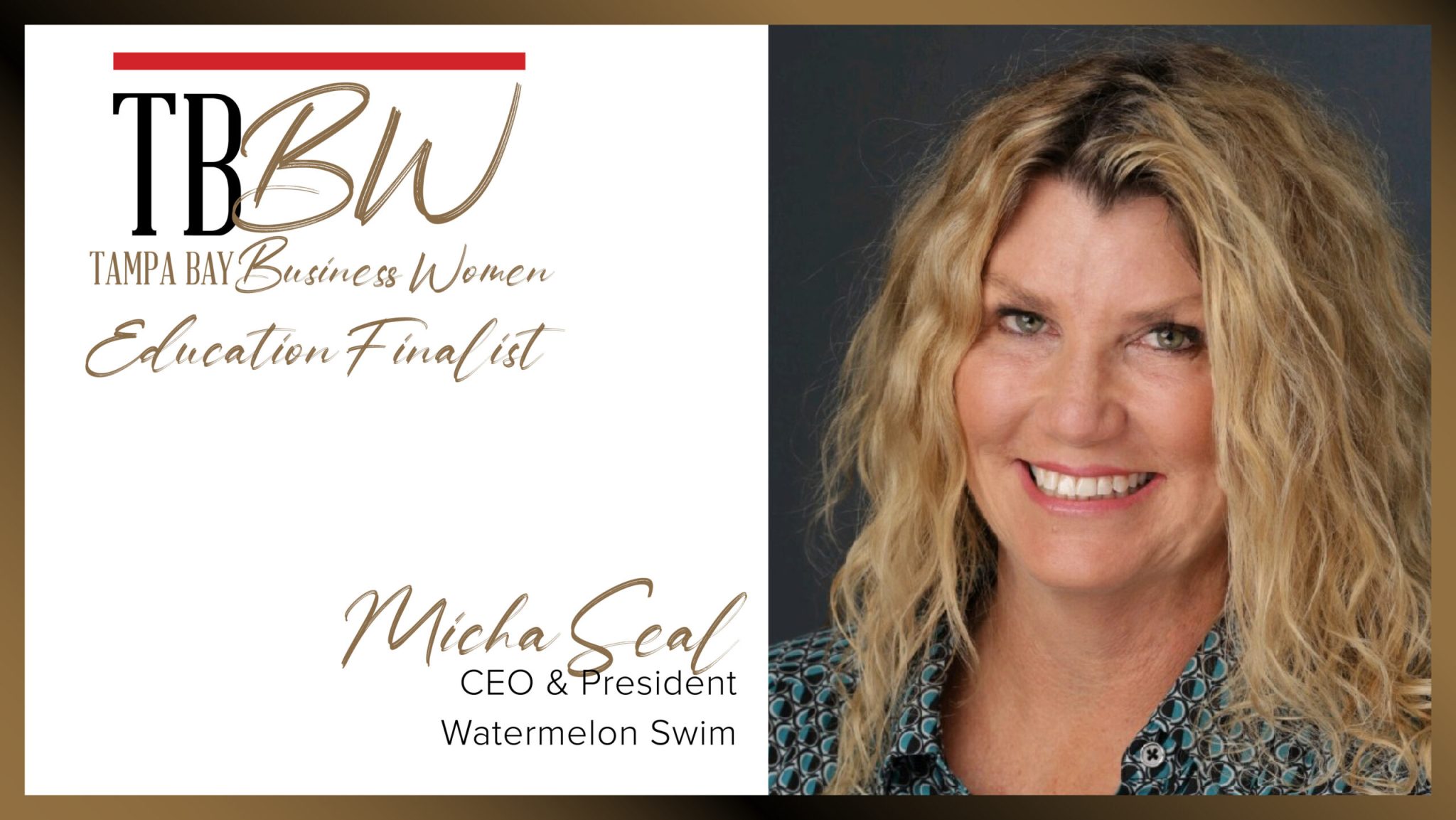 Tampa Bay Business Women Award Finalist Watermelon Swim